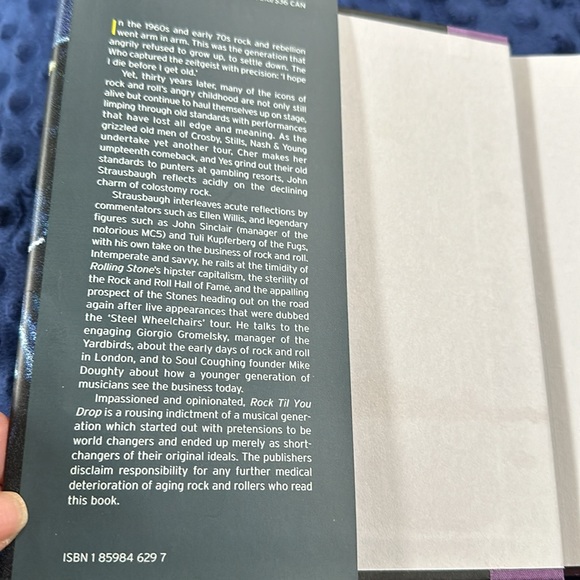 Book | Accents | Rock Til You Drop Book | Poshmark